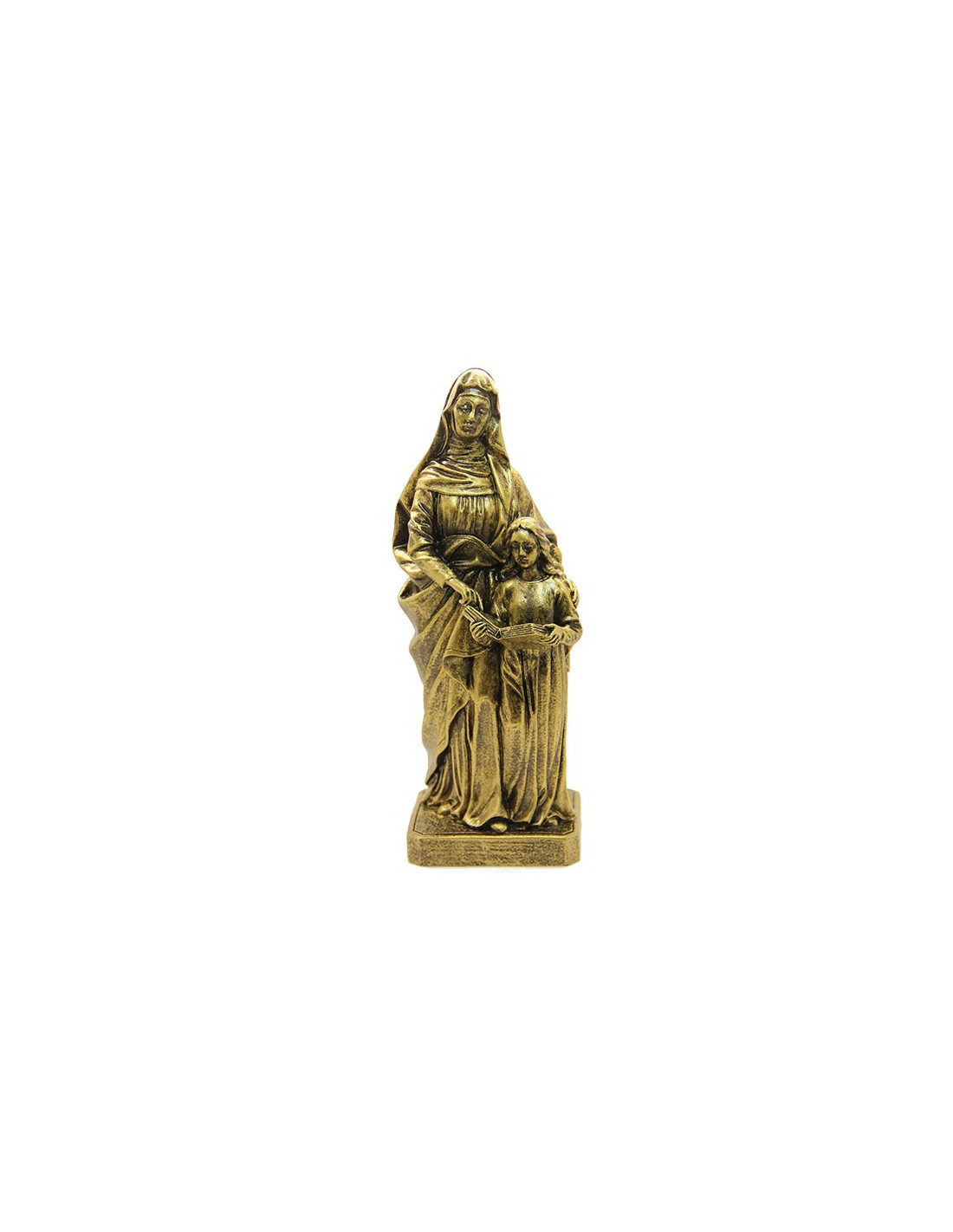 Statue in Holy Anna Marble powder bronze color 22 cm