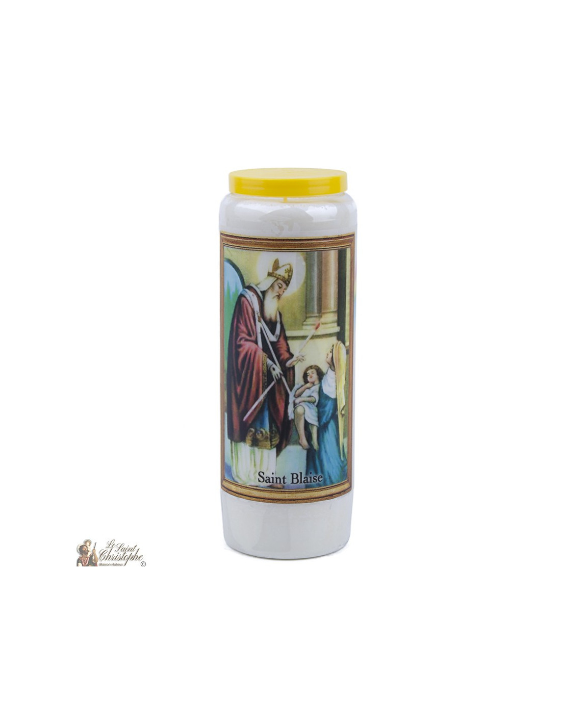 Novena candle to Saint Blaise - box of 20 pieces
